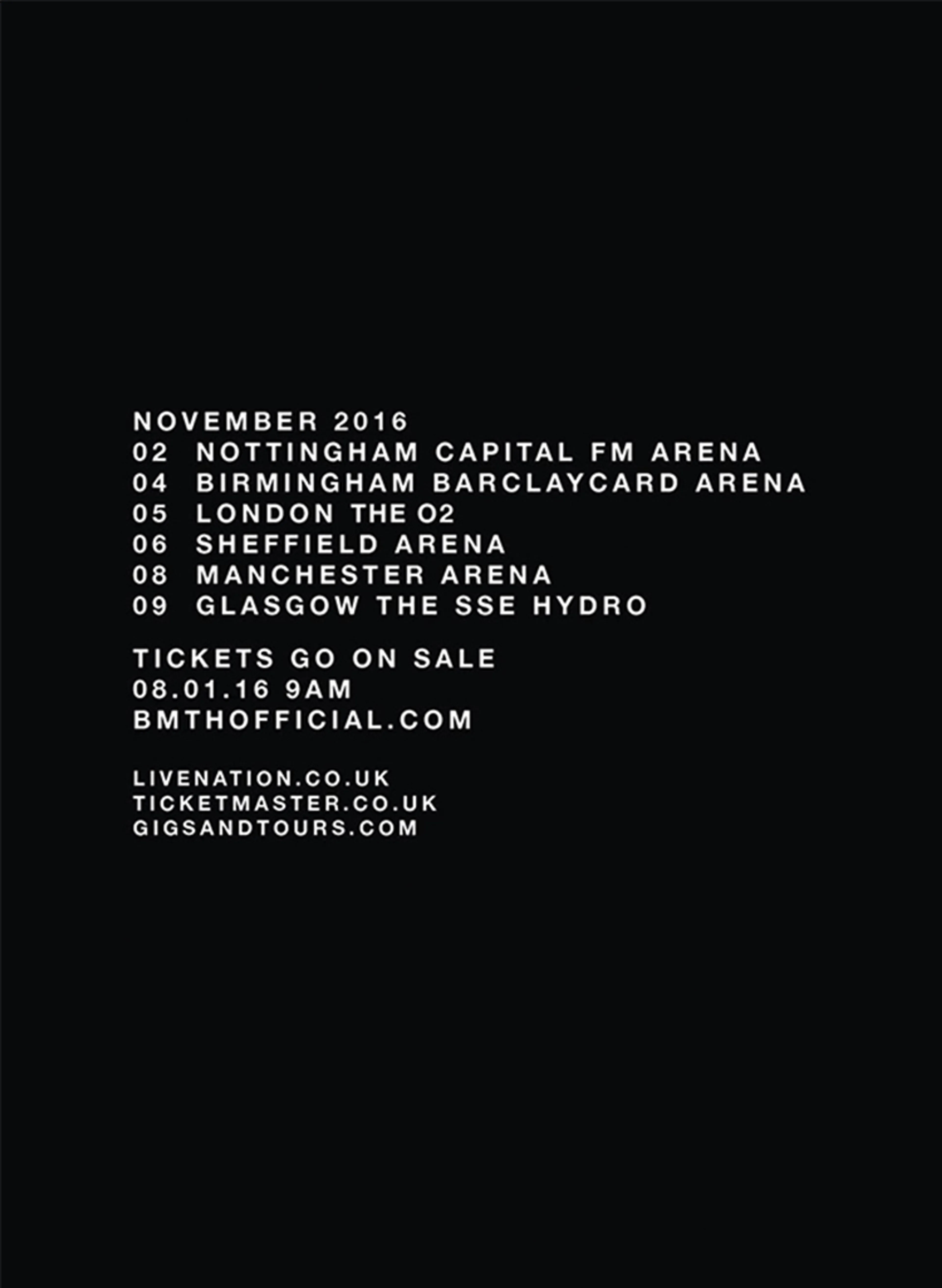 Bring Me The Horizon Announce Massive Uk Arena Tour Kerrang