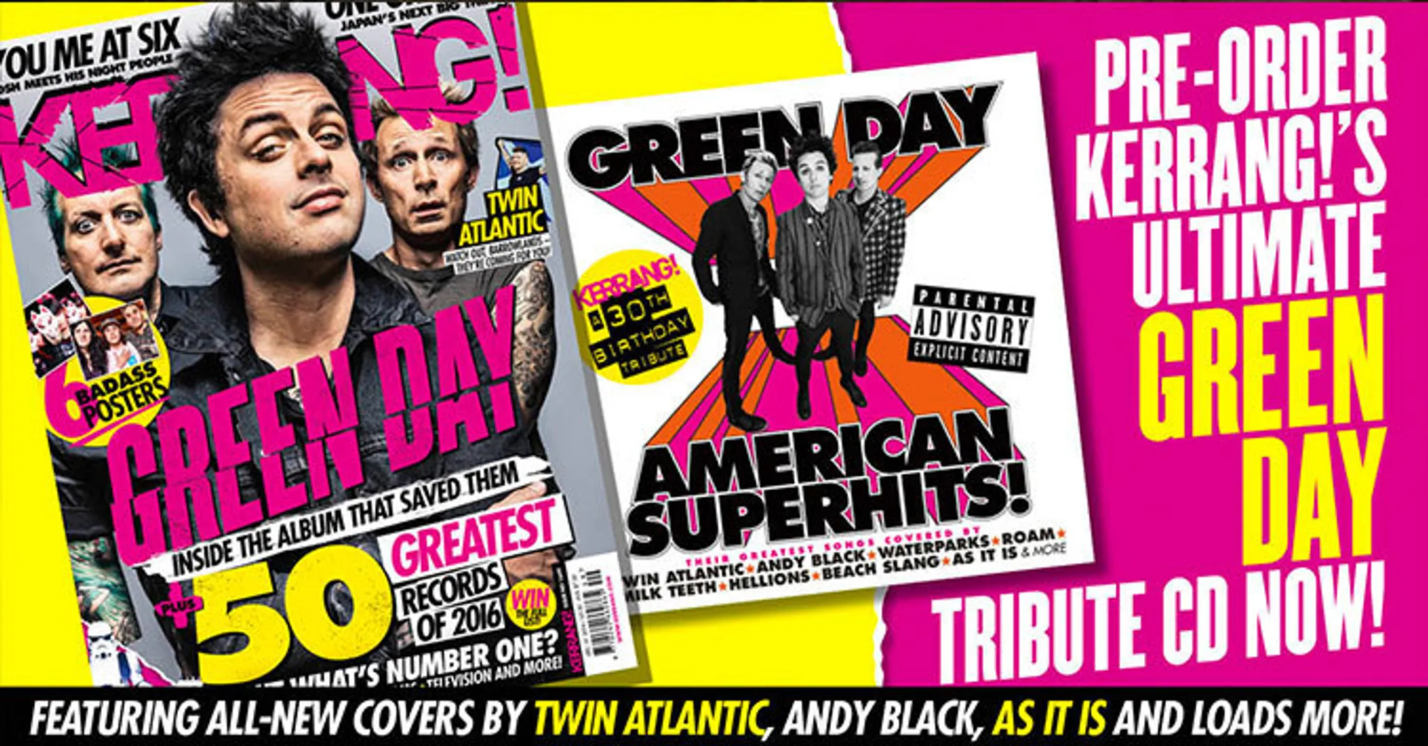Pre-Order Kerrang!’s Green Day American Superhits Cover CD… | Kerrang!