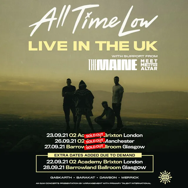 All Time Low announce UK tour supports for September | Kerrang!