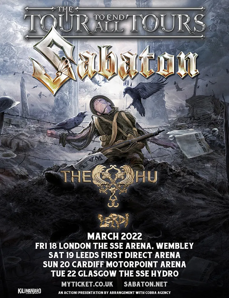 Sabaton announce The Tour To End All Tours with The HU and… | Kerrang!