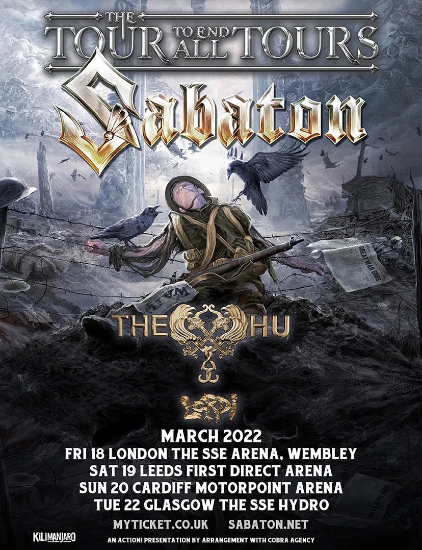Sabaton announce The Tour To End All Tours with The HU and… | Kerrang!