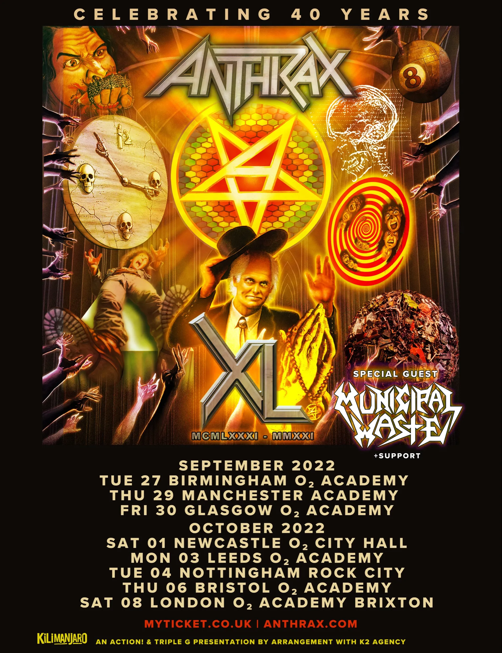 Anthrax announce 40th anniversary UK tour | Kerrang!