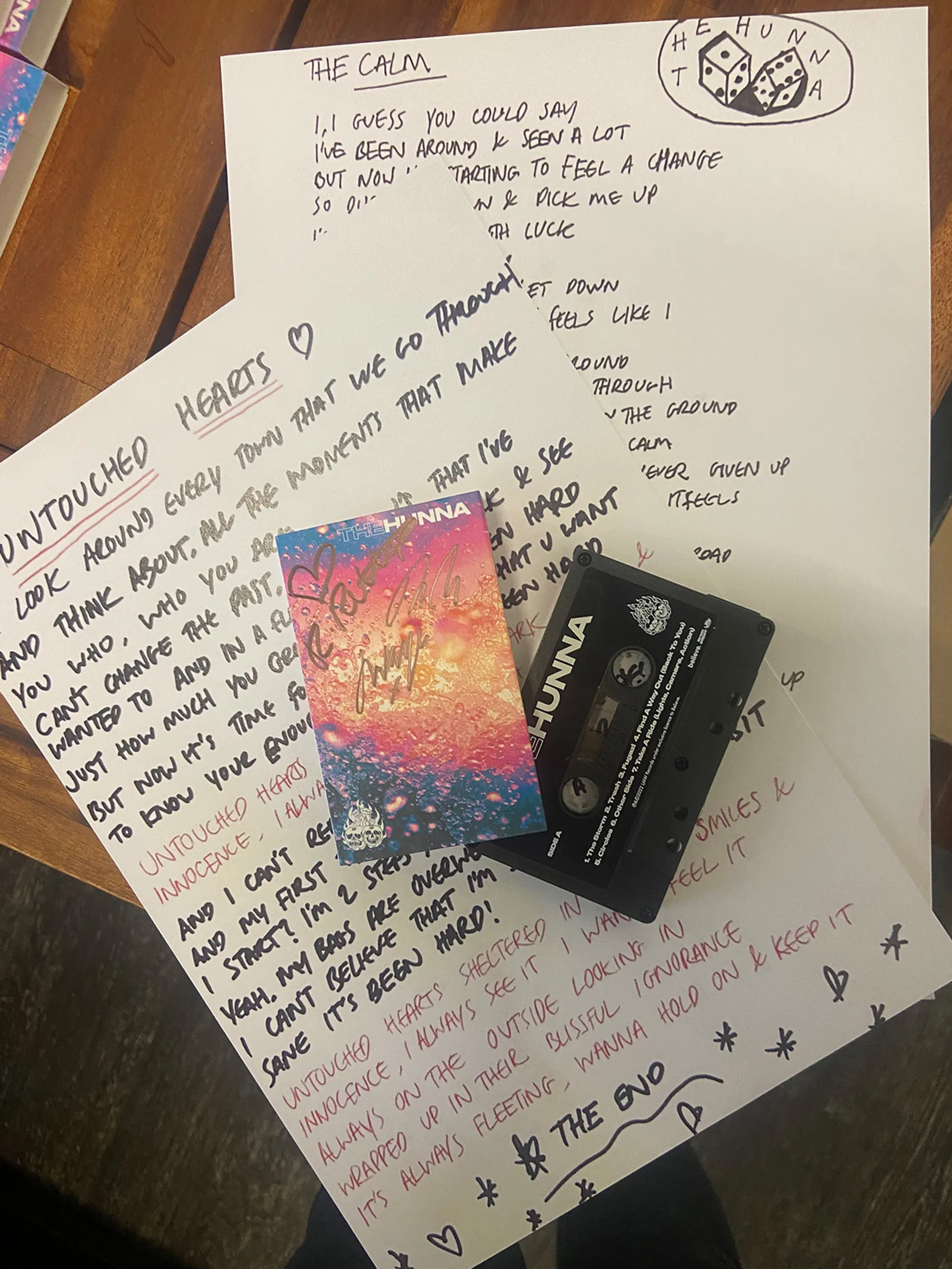 Get your signed The Hunna cassette and lyric sheet | Kerrang!
