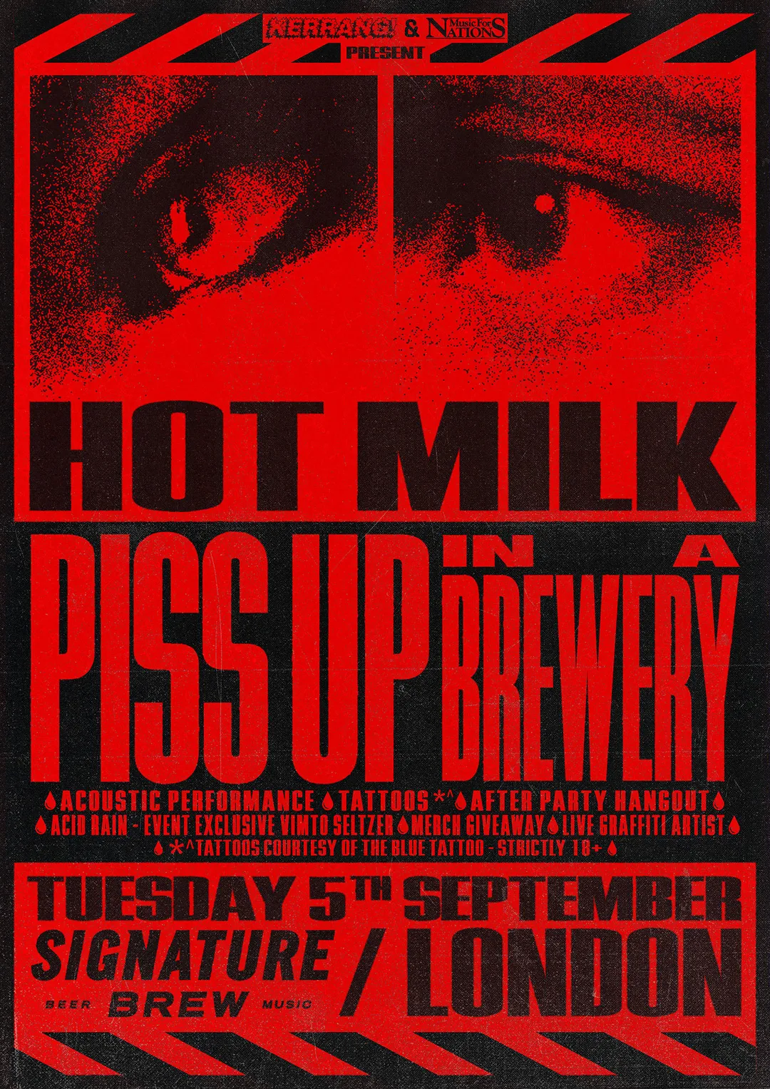 Kerrang! and Hot Milk are having a piss-up in a brewery… | Kerrang!
