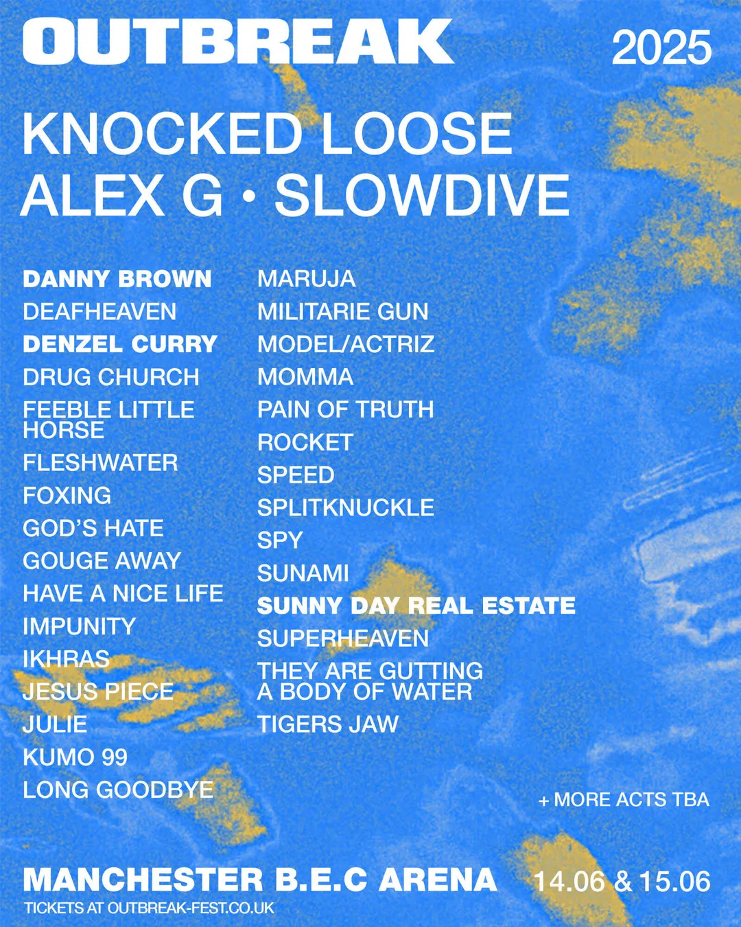 Knocked Loose, Denzel Curry, Speed and more for Outbreak… | Kerrang!