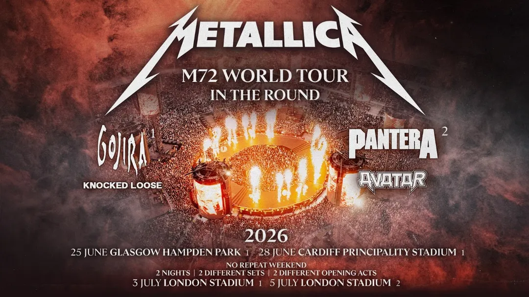 Metallica announce massive 2026 Euro and UK tour,… | Kerrang!