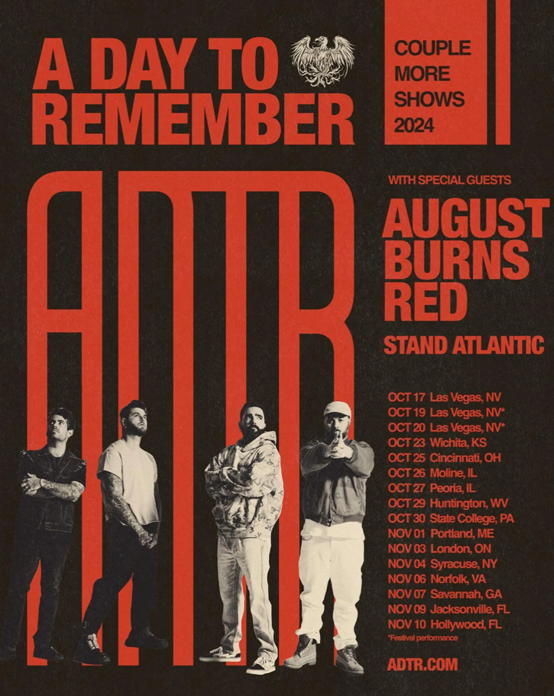 ADTR reveal ﻿North American tour dates with August Burns… | Kerrang!