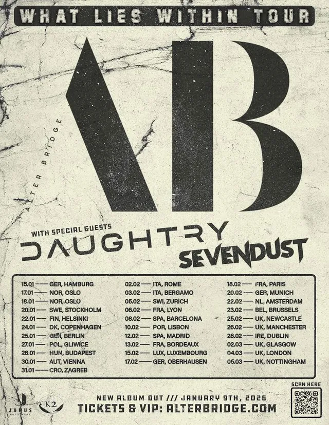 Alter Bridge announce eighth album and huge 2026 tour | Kerrang!