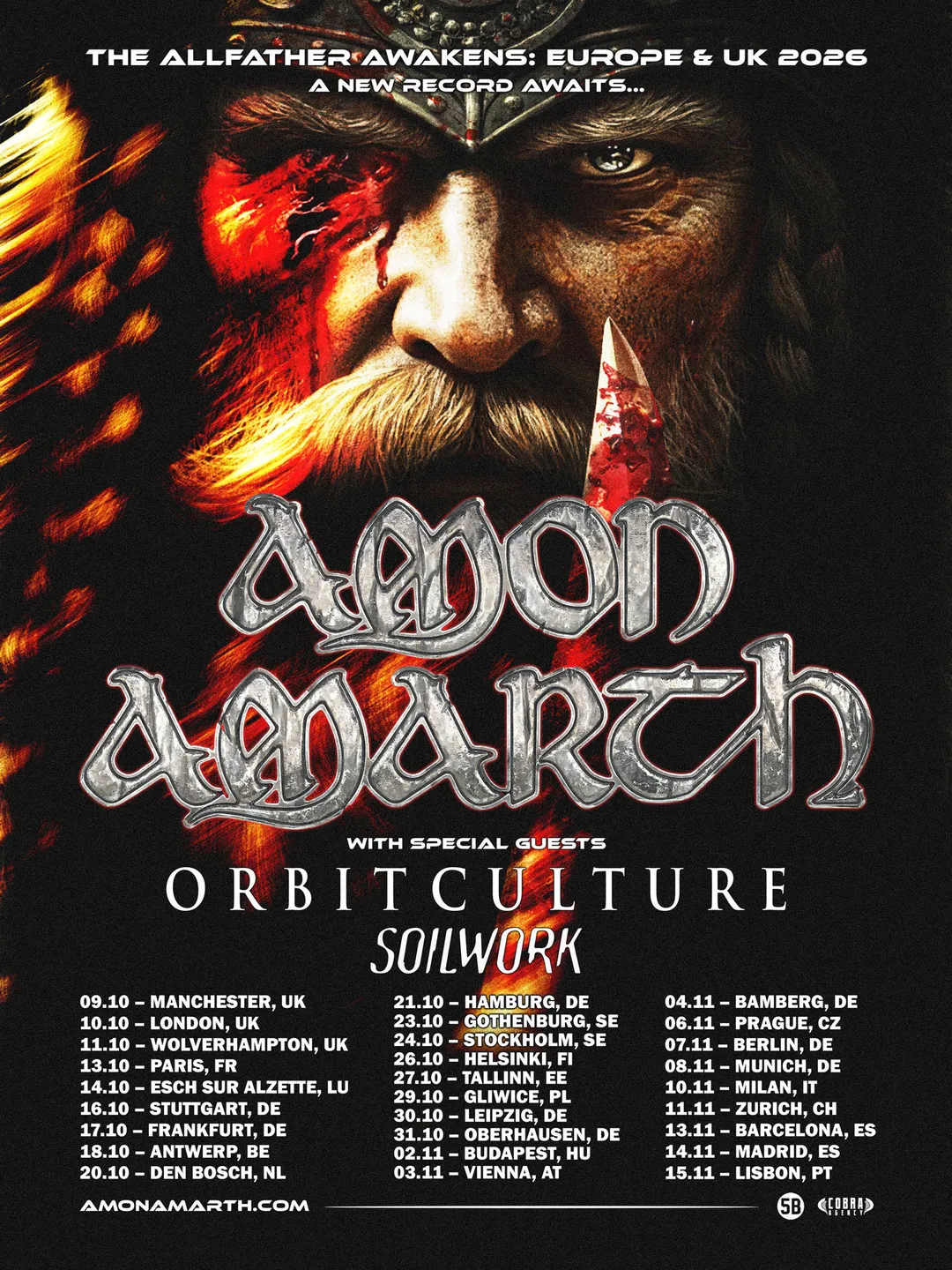Amon Amarth reveal giant 2026 tour with Orbit Culture and… | Kerrang!