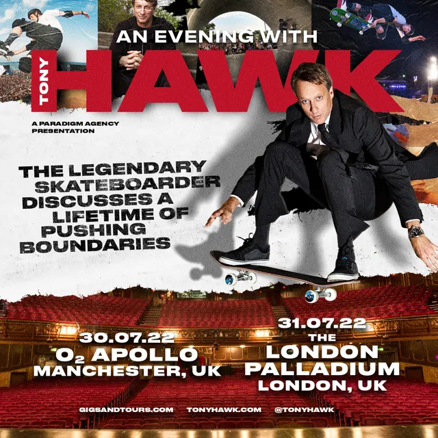 Tony Hawk announces UK spoken-word shows | Kerrang!