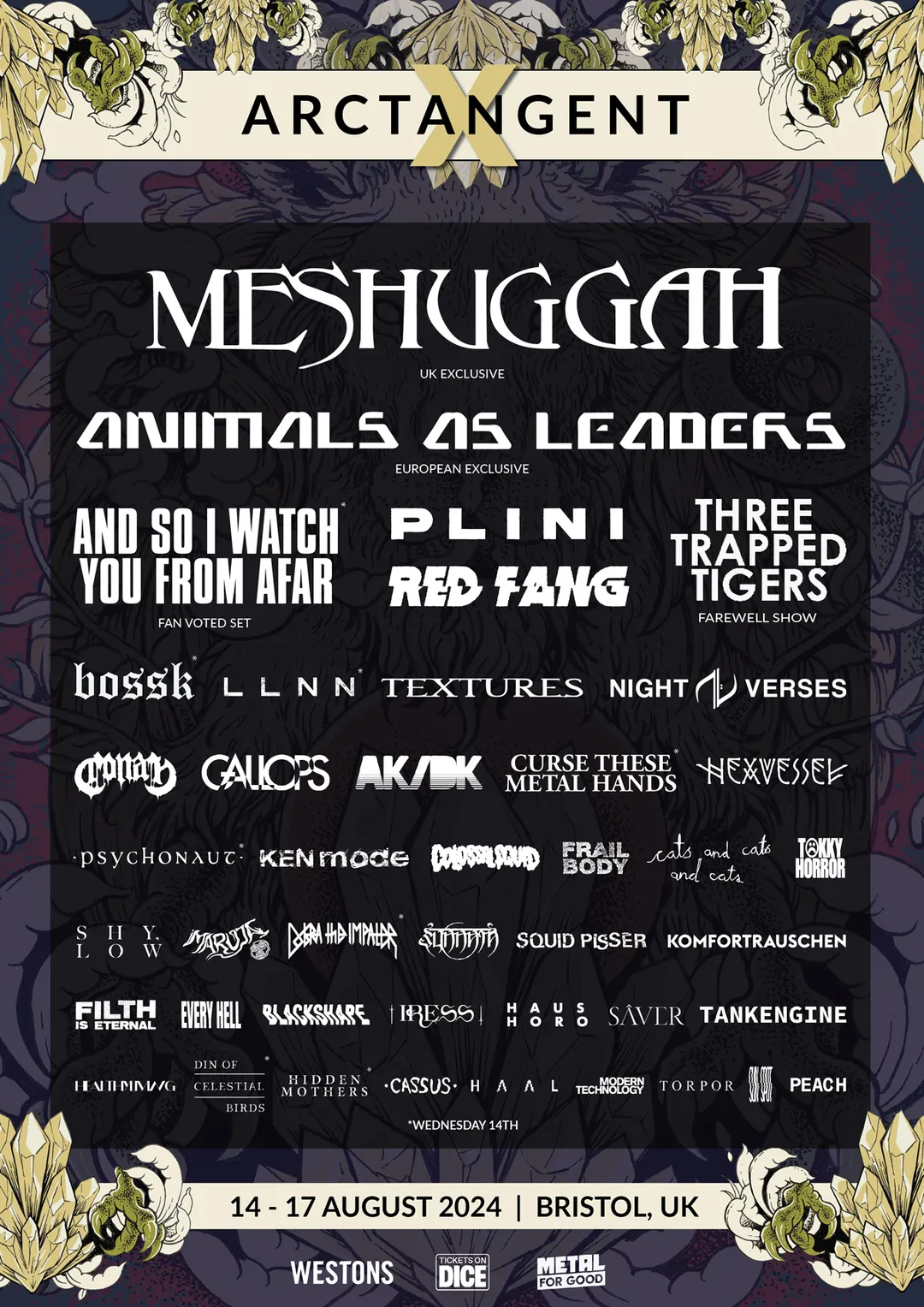 ArcTanGent confirm Meshuggah as first 2024 main stage… | Kerrang!