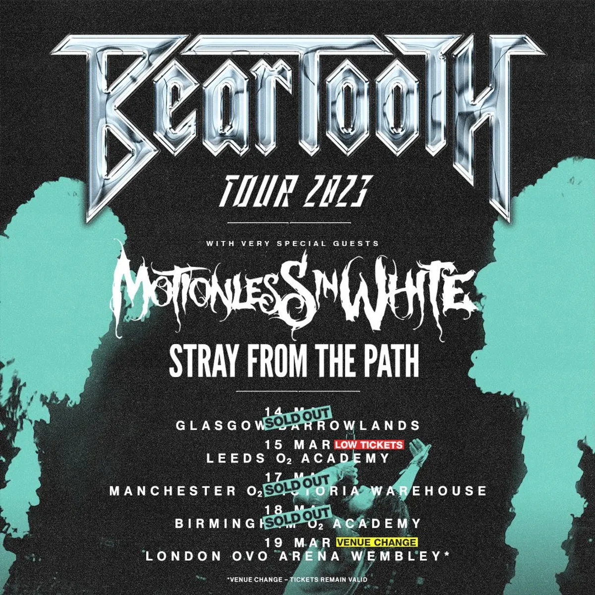 Beartooth’s Brixton show has moved due to the venue’s… | Kerrang!