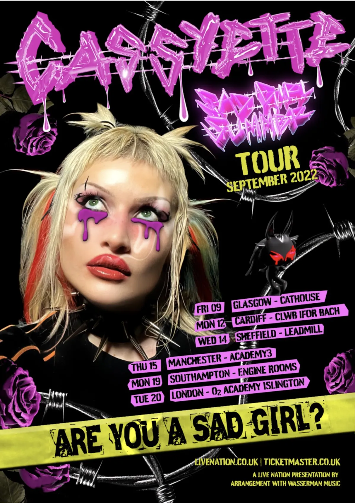 Cassyette announces Sad Girl Summer UK headline tour | Kerrang!