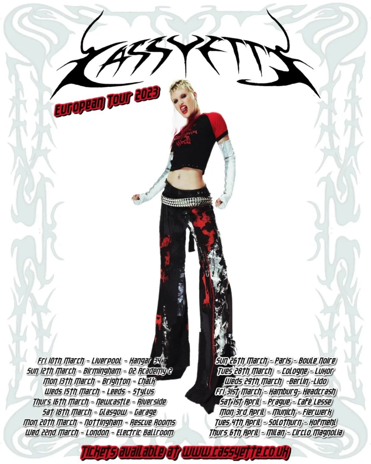 Cassyette announces biggest-ever UK and European headline… | Kerrang!