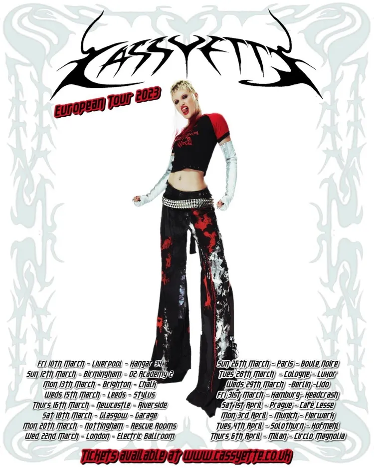 Cassyette announces biggest-ever UK and European headline… | Kerrang!