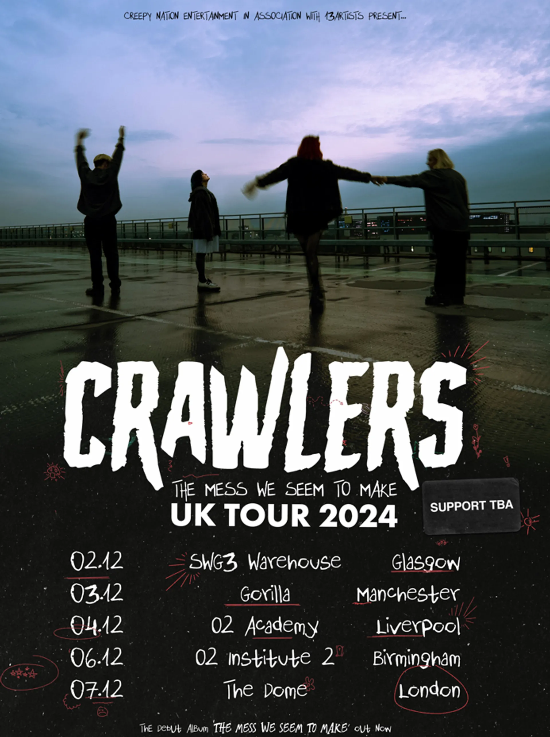 Crawlers announce The Mess We Seem To Make 2024 UK tour | Kerrang!