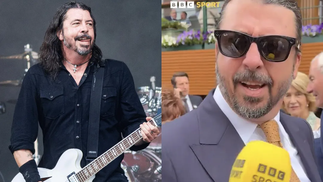 Suited-up Dave Grohl makes Wimbledon appearance between… | Kerrang!