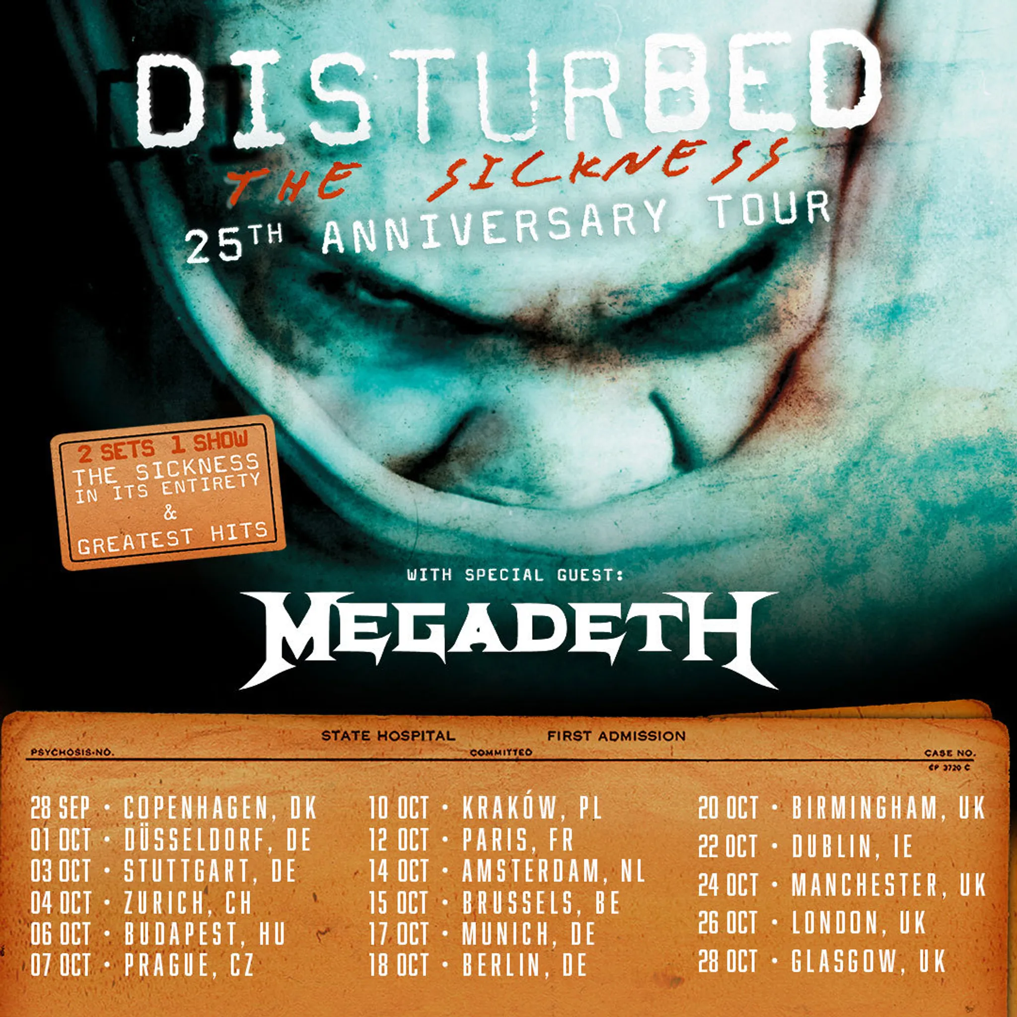 Disturbed announce UK and European ﻿The Sickness 25th… | Kerrang!