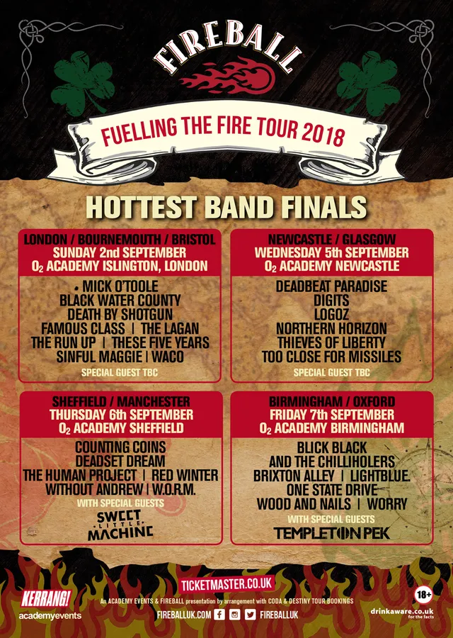 Here Are The First Round Of Finalists For Fireball’s… | Kerrang!