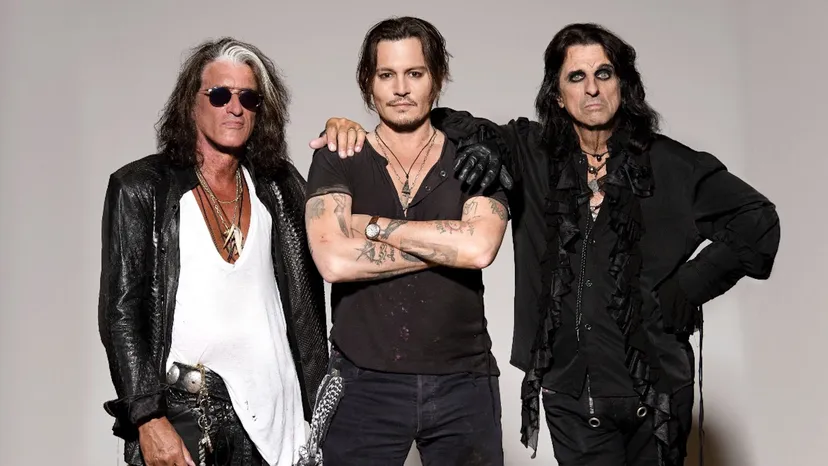 The Hollywood Vampires (Johnny Depp, Alice Cooper, Joe… | Kerrang!