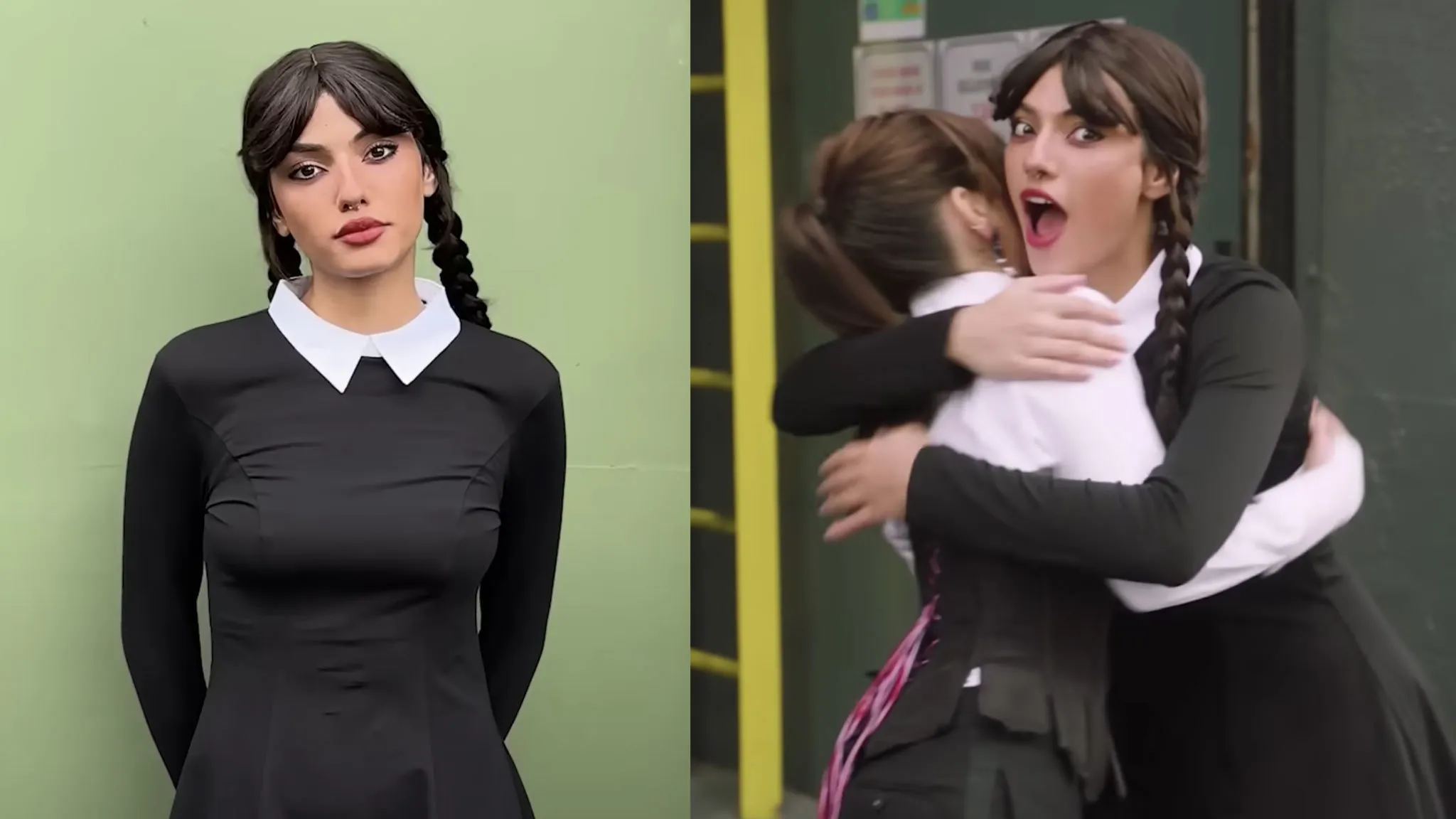 Watch Jenna Ortega surprise a Wednesday cosplayer | Kerrang!