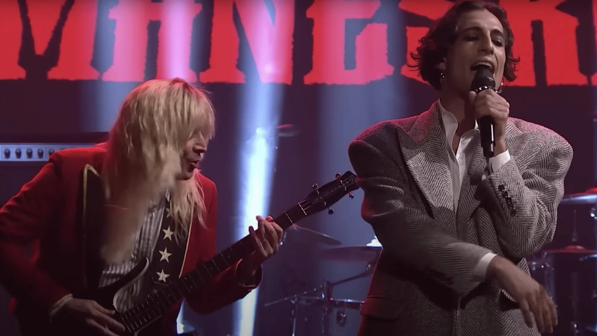 Jimmy Fallon joins Måneskin for SUPERMODEL performance on… | Kerrang!