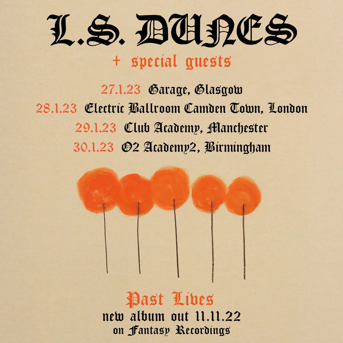L.S. Dunes announce UK tour | Kerrang!