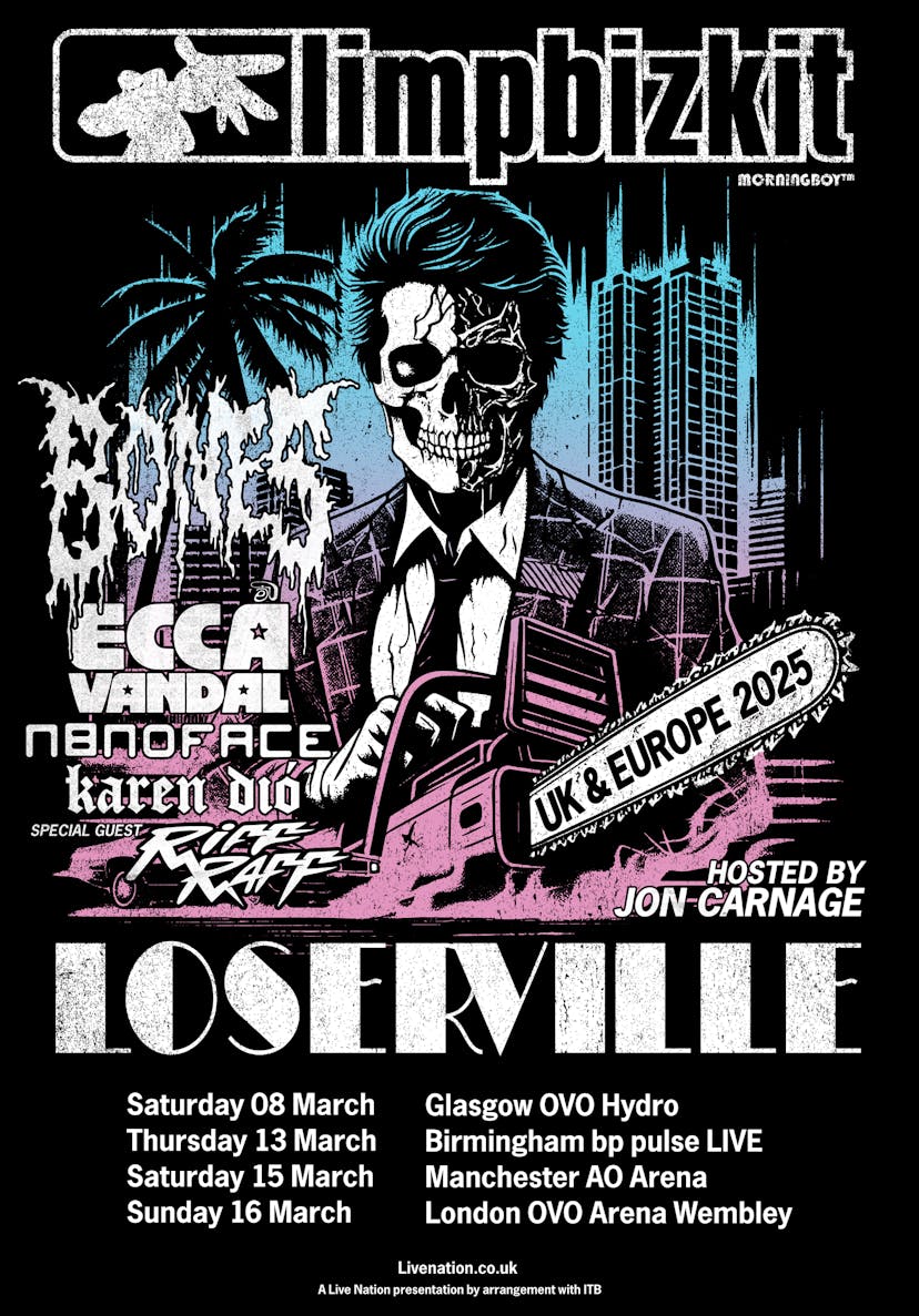 Limp Bizkit announce Loserville 2025 UK and Ireland arena… | Kerrang! Limp Bizkit announce Loserville 2025 UK and Ireland arena… | Kerrang!