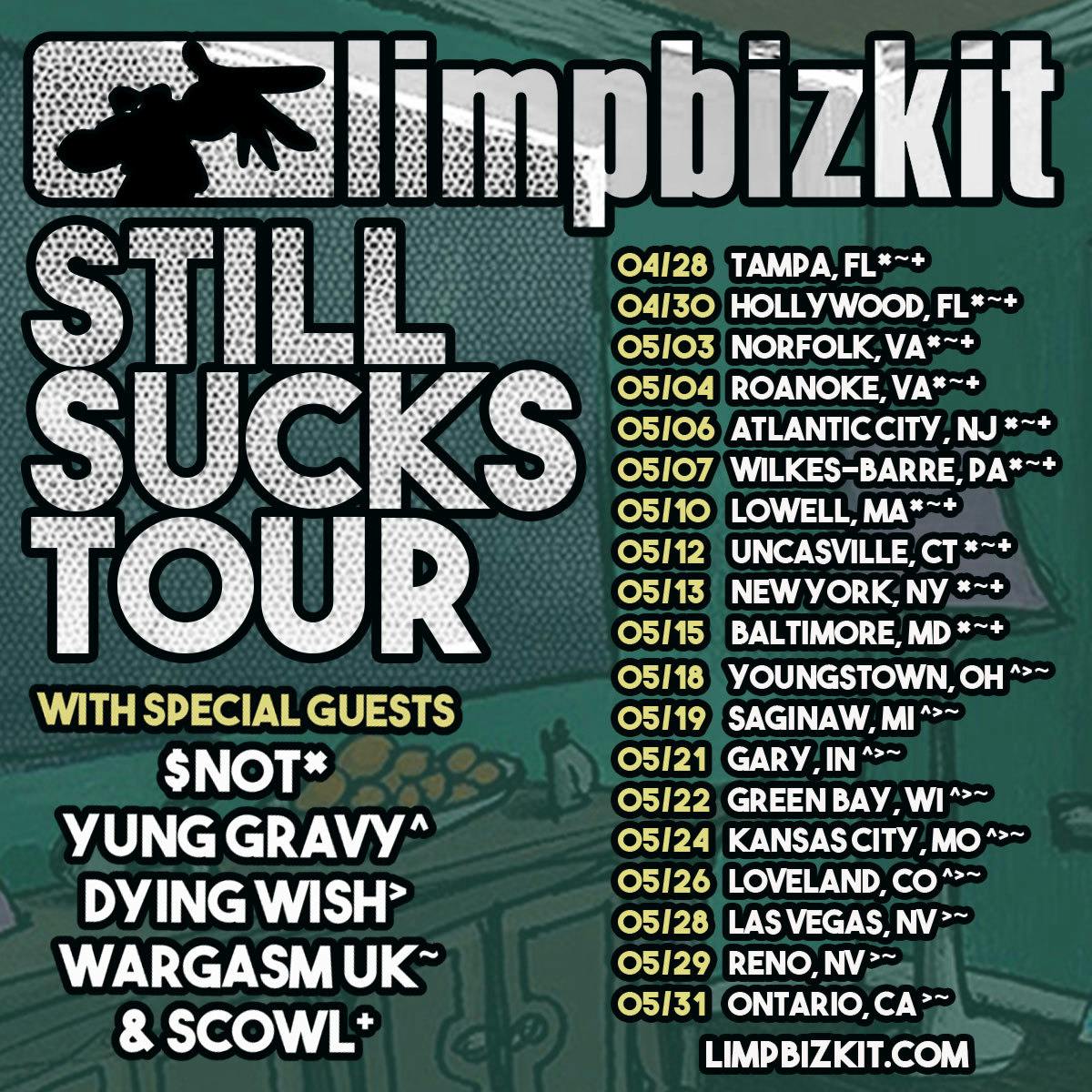 Limp Bizkit announce Still Sucks Tour of the U.S. with… | Kerrang! Limp Bizkit announce Still Sucks Tour of the U.S. with… | Kerrang!