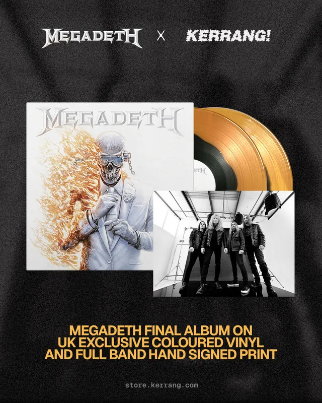 We’ve added more exclusive Megadeth vinyl to the Kerrang!… | Kerrang!