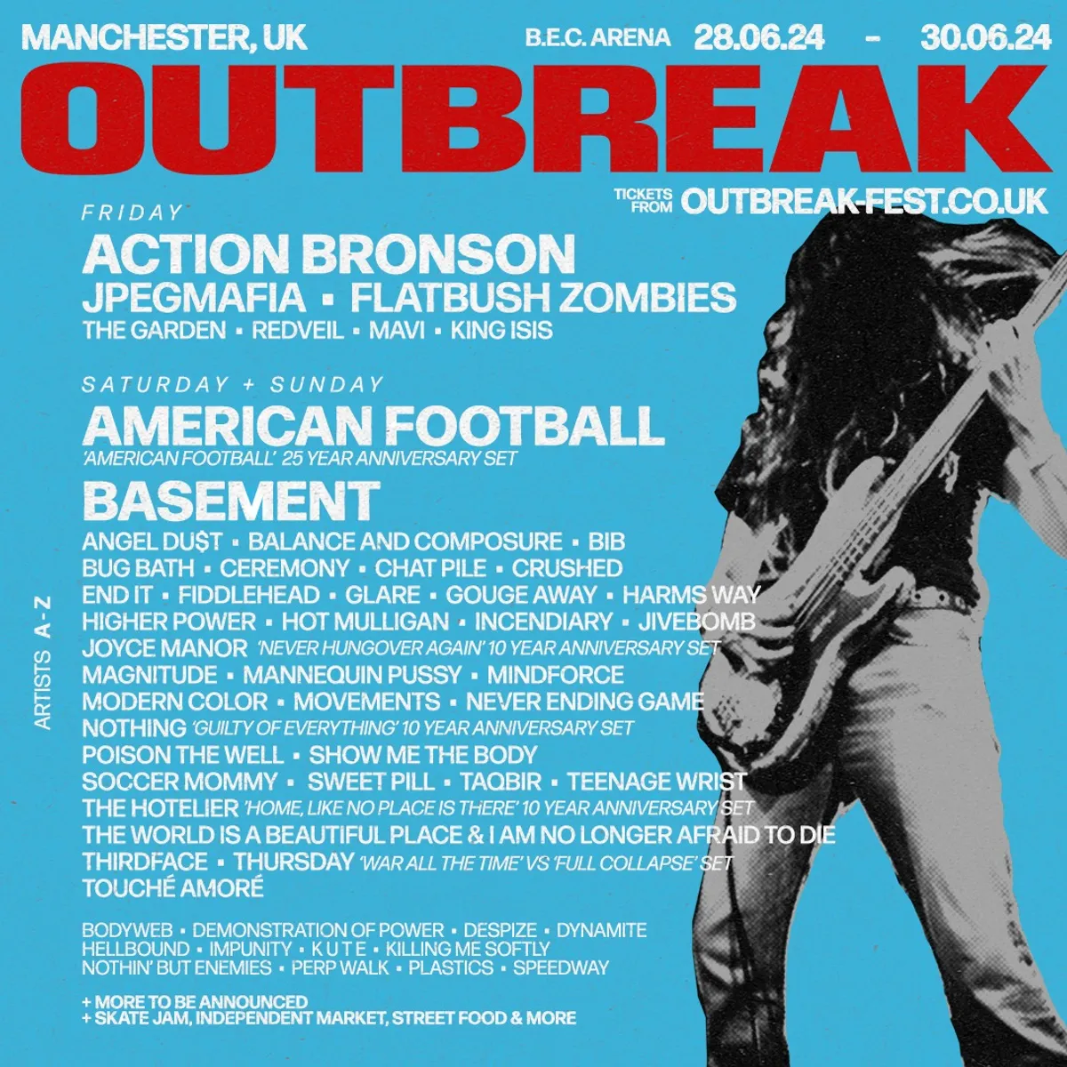 American Football to headline Outbreak Fest 2024 | Kerrang!
