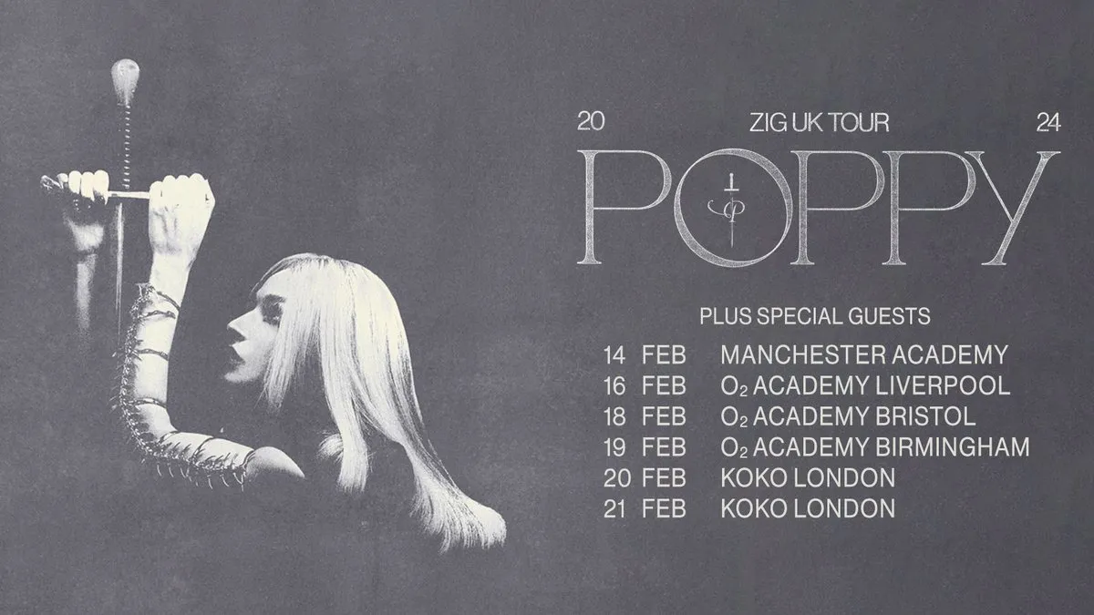 Poppy announces UK headline dates, and European shows… | Kerrang!
