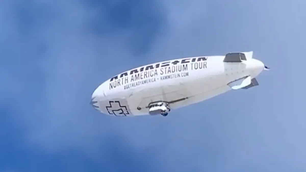 A Rammstein Blimp Is Flying Over Los Angeles | Kerrang!