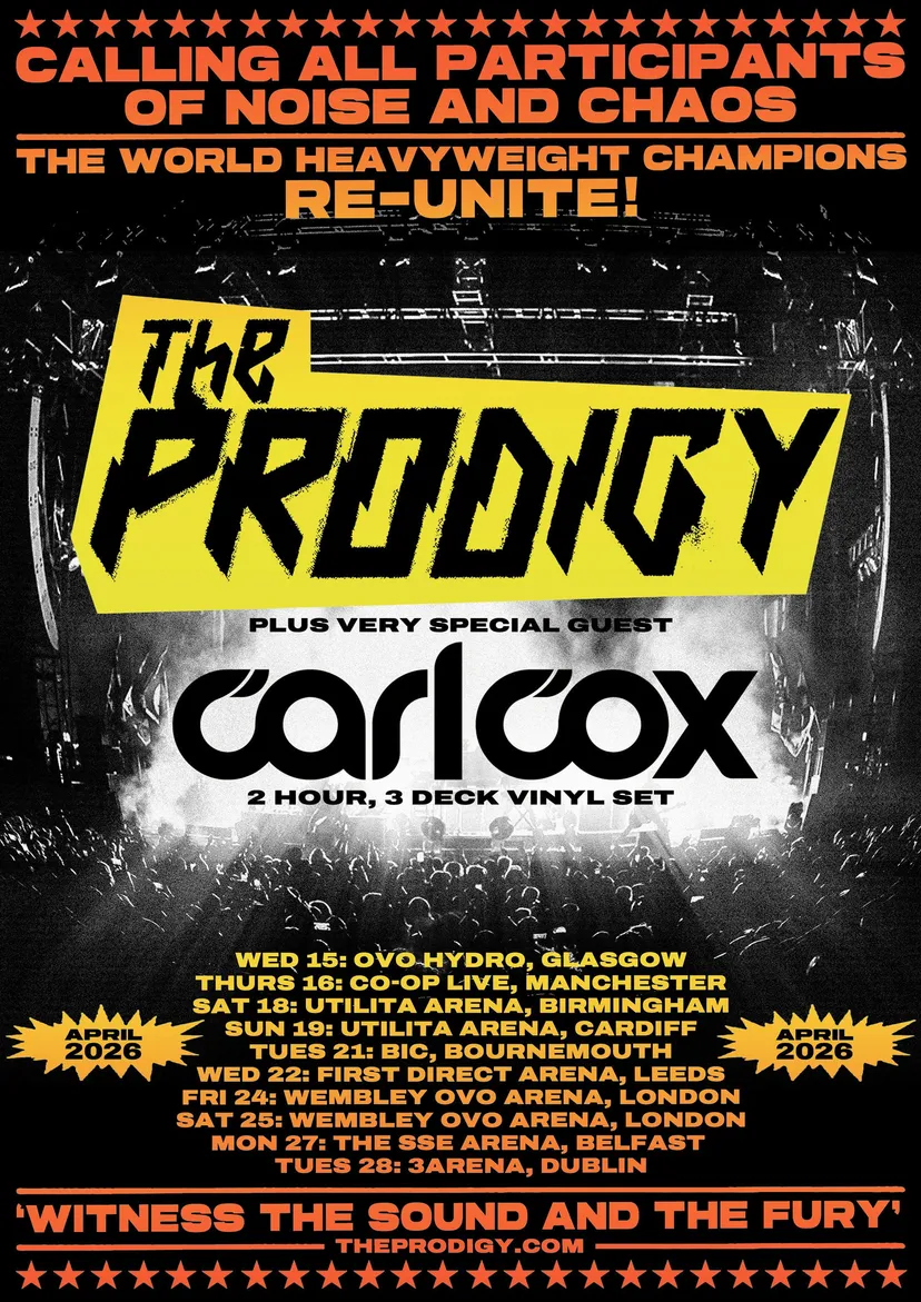 “Expect full attack mode”: The Prodigy announce 2026 arena… | Kerrang!