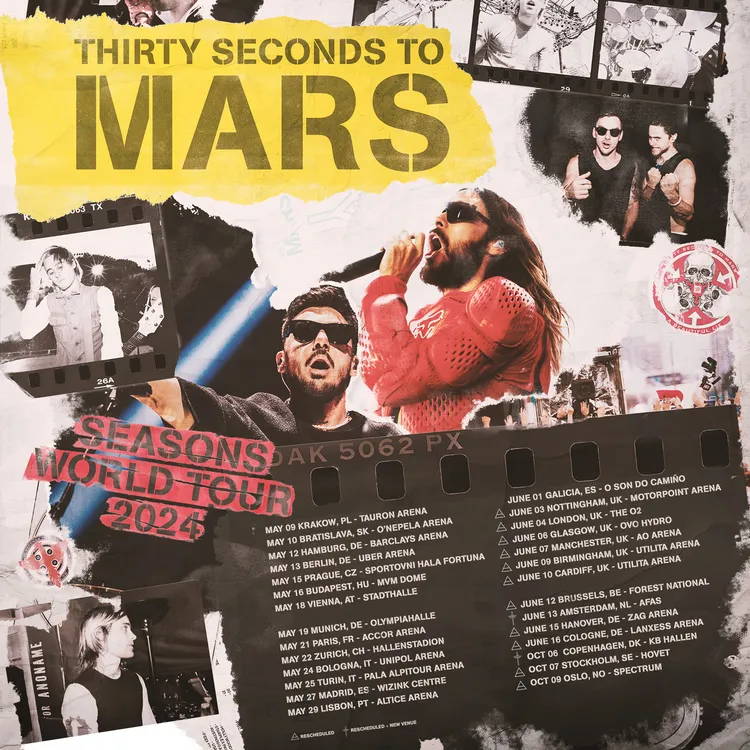 Thirty Seconds To Mars partially reschedule UK and… | Kerrang!