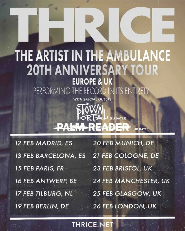 Thrice announce The Artist In The Ambulance 20th… | Kerrang!
