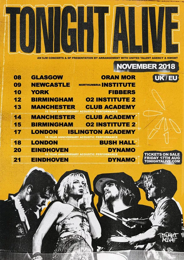 Tonight Alive Have Announced A 10-Year Anniversary Tour | Kerrang!