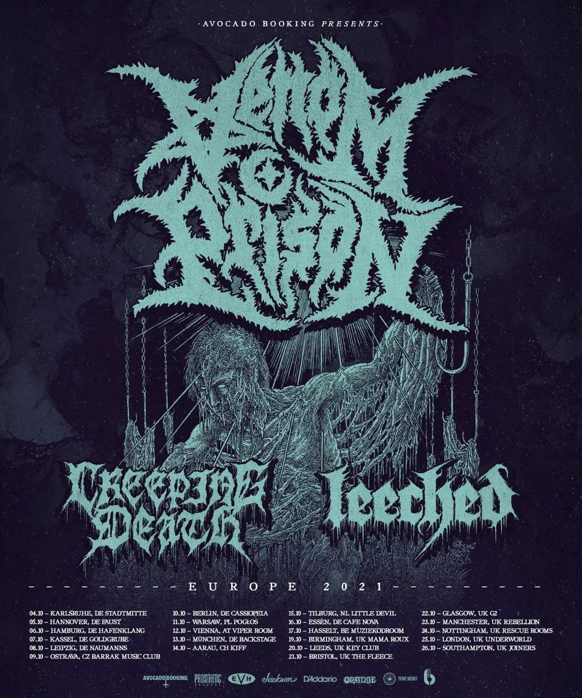 Venom Prison Reschedule 2021 Tour | Kerrang!