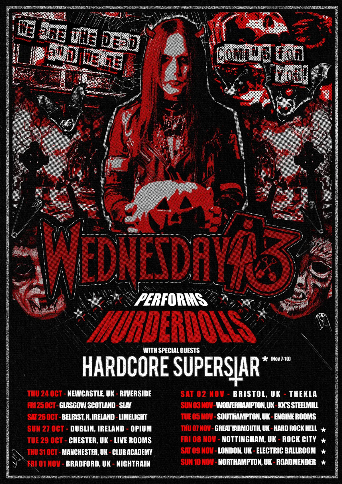 Wednesday 13 to celebrate 20 years of Murderdolls with UK… | Kerrang!