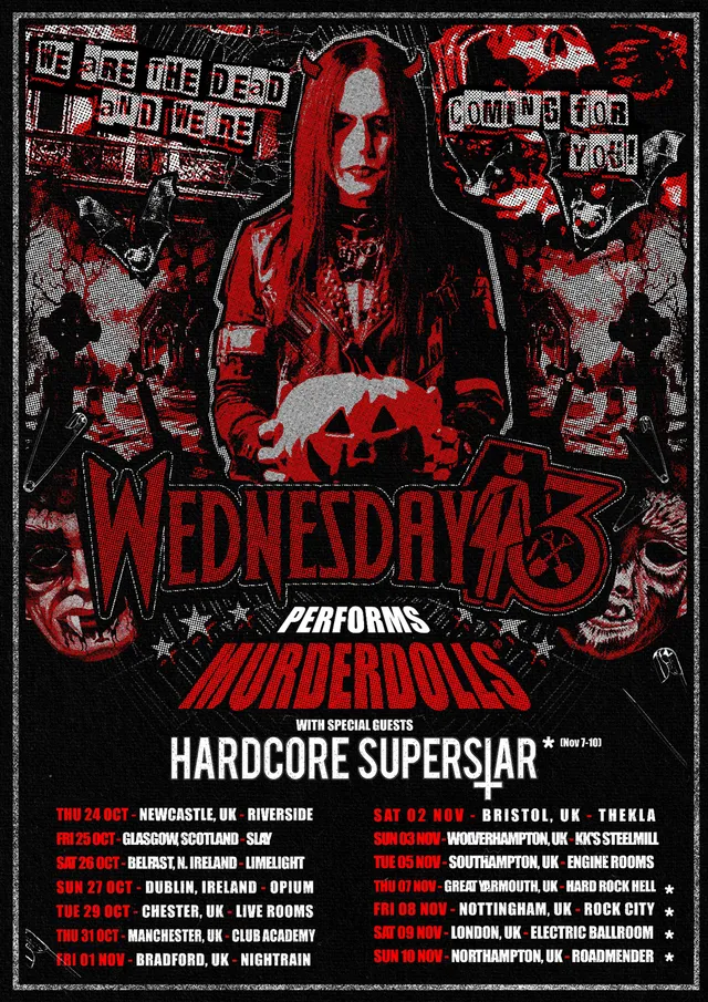 Wednesday 13 to celebrate 20 years of Murderdolls with UK… | Kerrang!