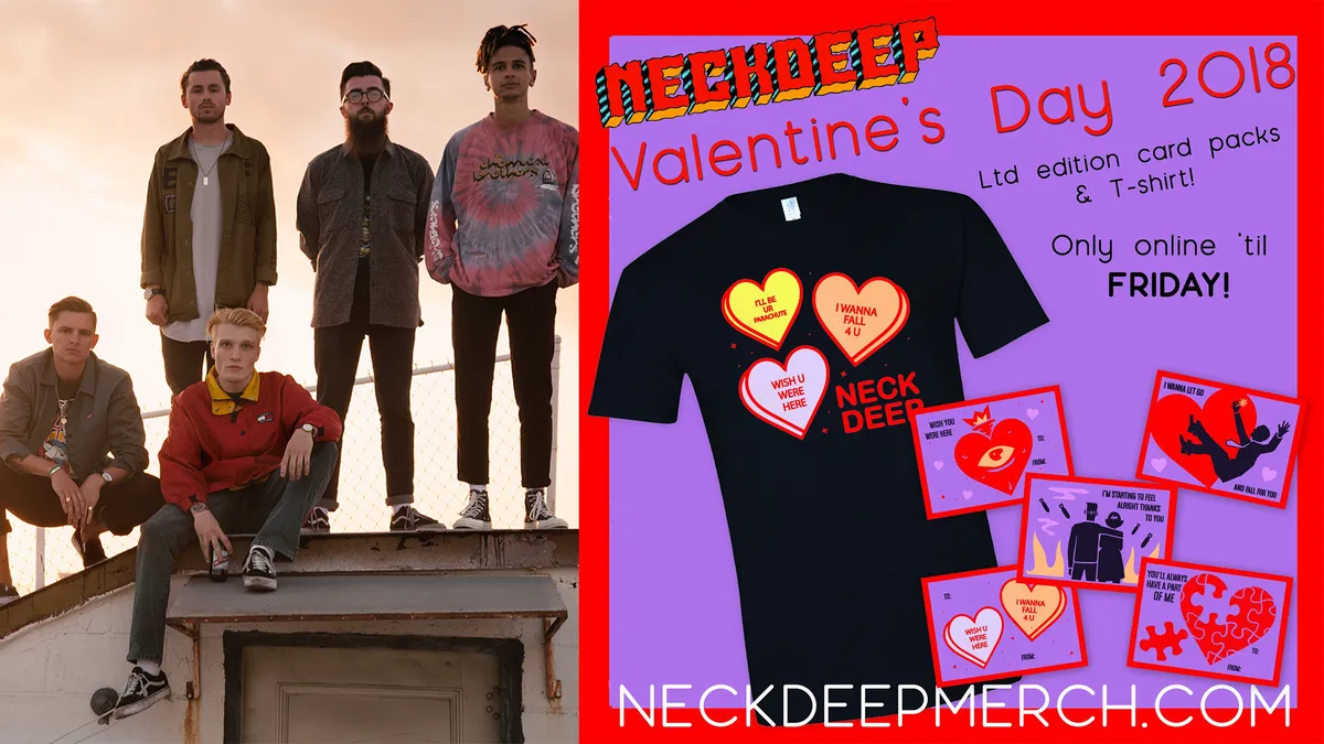 Neck Deep's Valentine's Merch Is Cute | Kerrang!