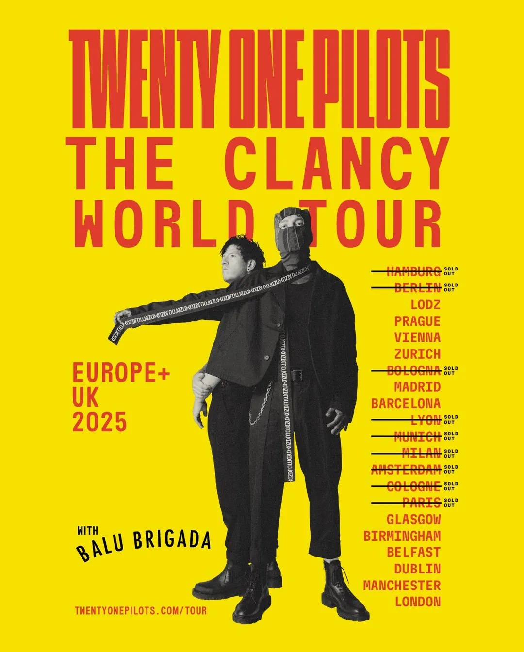 Here’s who’s supporting twenty one pilots on their UK and… | Kerrang!